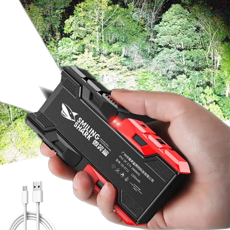 COB Multifunctional Flashlight USB Rechargeable Work Light Portable ...