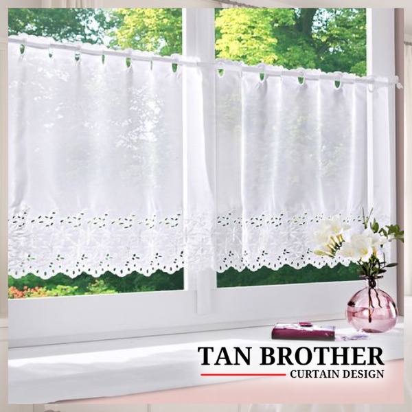 Ready Stock Skirting Curtain/Anak Langsir Tingkap (W)62" x (H)29 ...