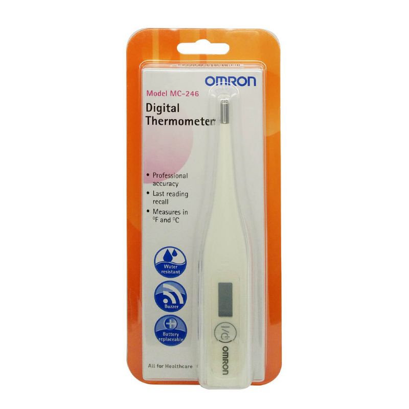 Omron Digital Thermometer / Termometer Suhu Demam MC 246 | Shopee Malaysia