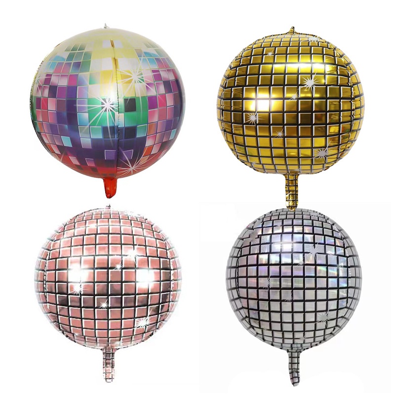 Disco Bar Ball 22inch Helium Balloon Dance Party Decorative Metalic ...