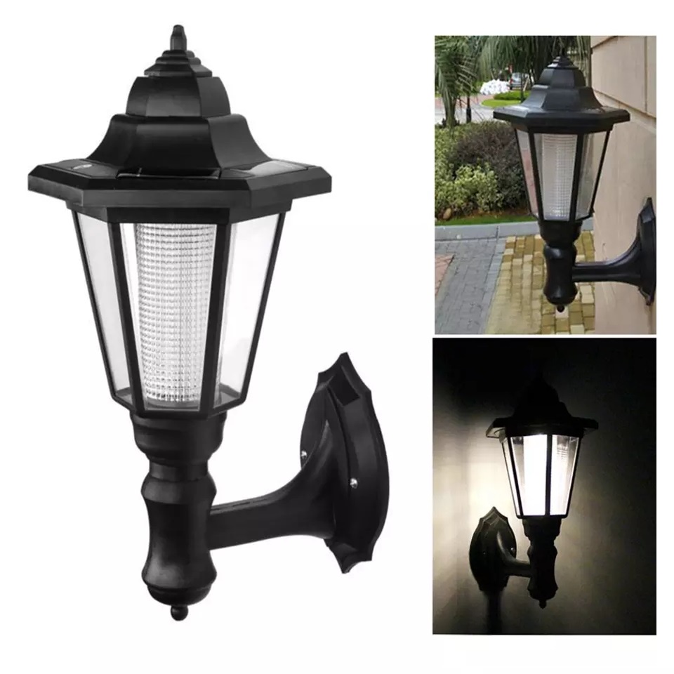 🔥 Barang Murah 🔥 Modern Led Solar Hexagon Wall Lawn Garden Light ...