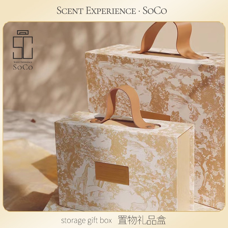soco 【麋鹿彩绘】礼盒 Gift BOX 高级礼盒 Premium Gift Box Birthday Anniversary ...