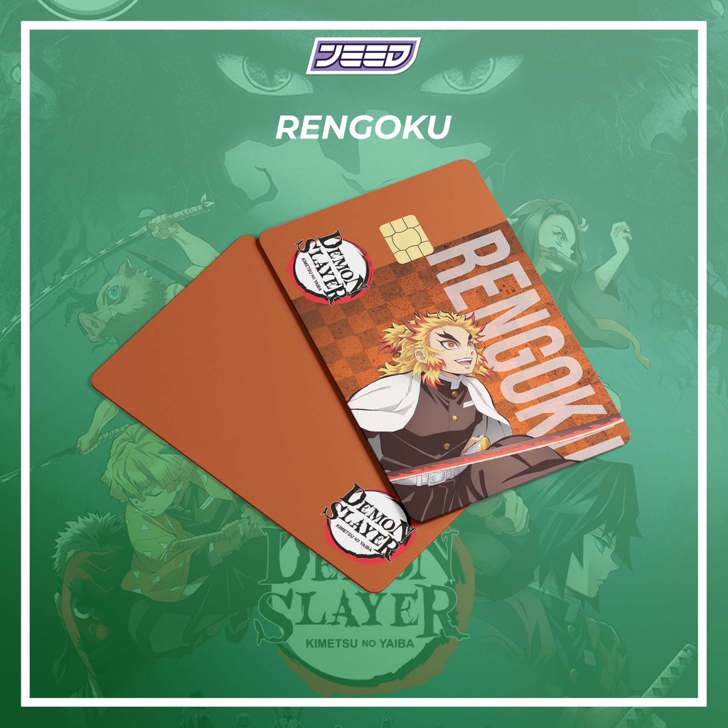 [Demon Slayer] ATM, Bank Debit Credit Card & Touch N Go Sticker Card ...