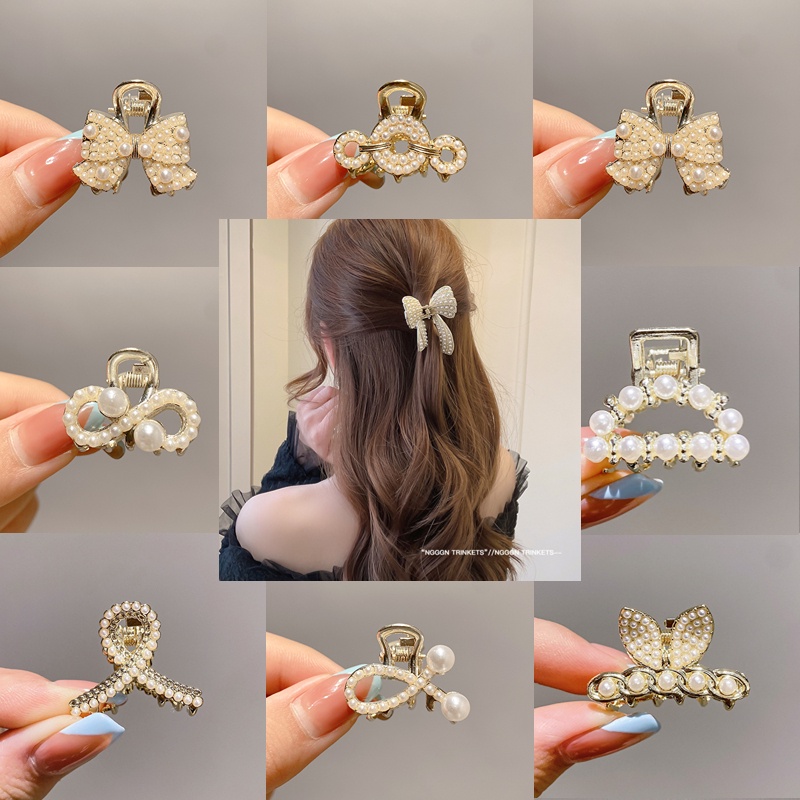 New High Ponytail Grip Clip Opal Mini Hair Clip Exquisite Hairpin Small ...