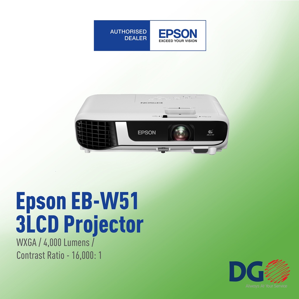 Epson EB-W51 WXGA 3LCD Projector | Shopee Malaysia