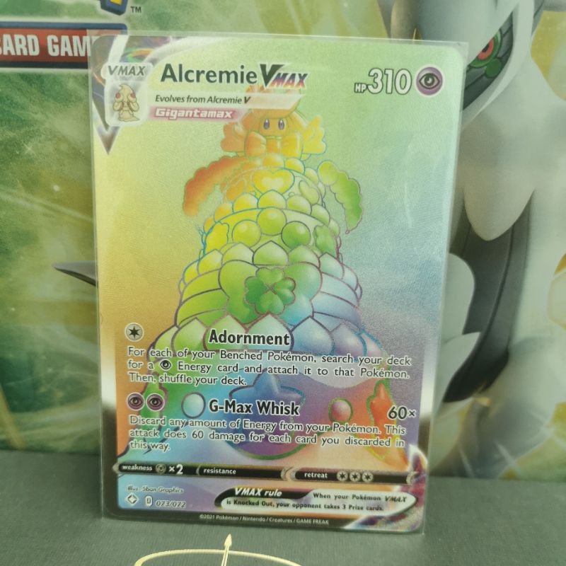 Pokemon TCG : Alcremie Vmax 073/072 hyper rare | Shopee Malaysia