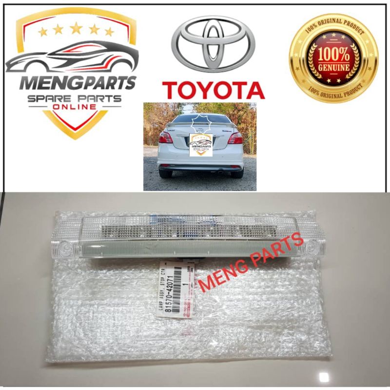 ORIGINAL VIOS NCP93 TRD SPORT 2007Y-2012Y THIRD BRAKE LIGHT ,LAMPU ...