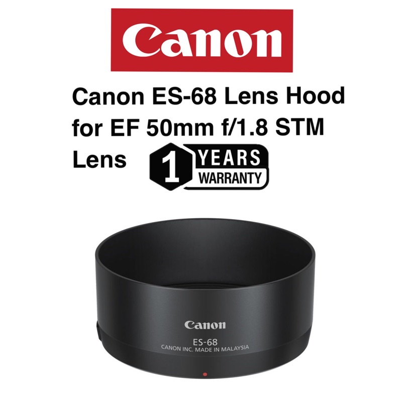 Canon ES-68 ES68 lens hood for canon ef 50mm f/1.8 stm 50mm f/1.8 lens ...