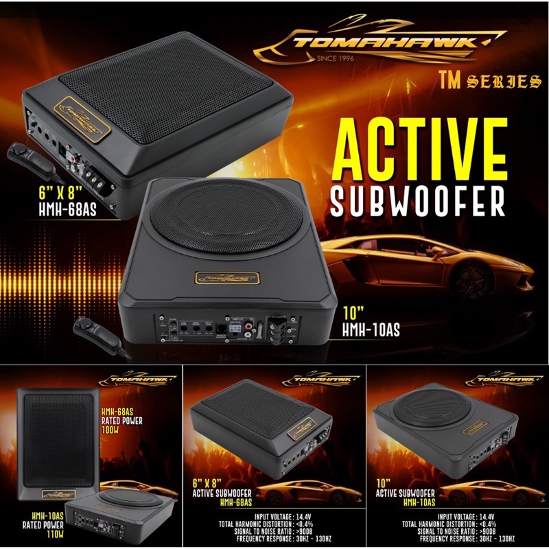 TOMAHAWK UNDERSEAR ACTIVE SUBWOOFER | Shopee Malaysia