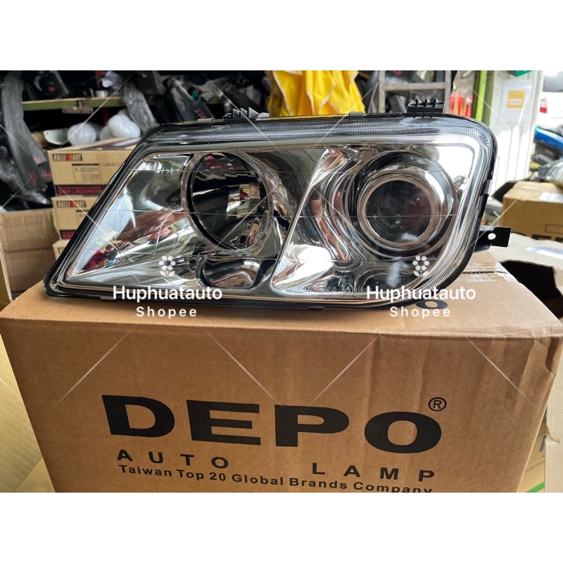 Depo waja mmc head lamp 1set 2biji // lampu besar depan/ front big ...