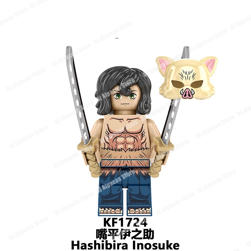Tanjirou Nezuko Action toy Zenitsu Giyuu Figures Assemble toys Demon ...