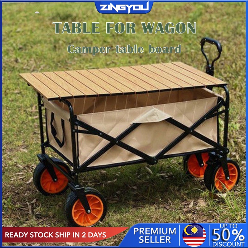 Outdoor Foldable Table Camping Utility Wagon Multi-purpose Folding ...