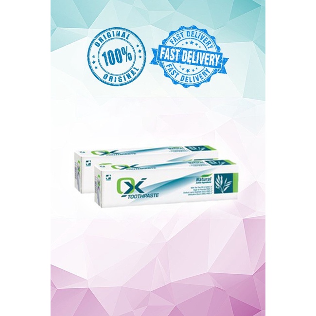 Elken OX Toothpaste (Twin Pack = 130g x 2)OX 牙膏 (双支装 = 130g/克 x 2 ...