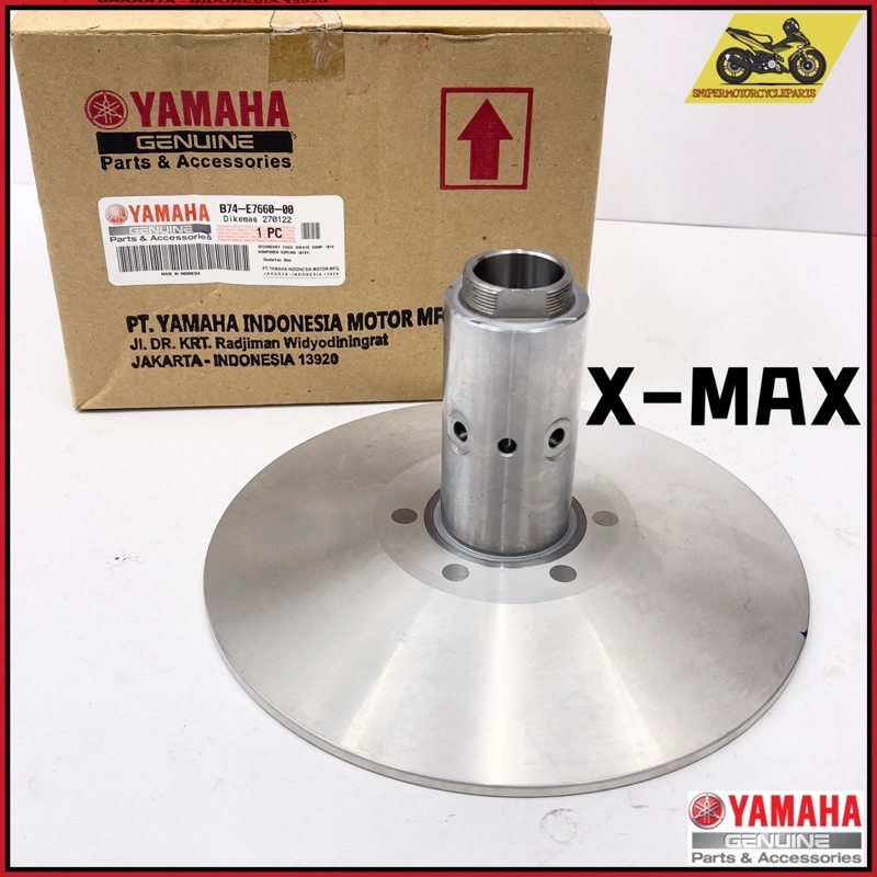 [100% ORI] XMAX X MAX 250 CVT REAR PULLEY SECONDARY FIXED SHEAVE COMP B74-E7660-00 ORIGINAL ...