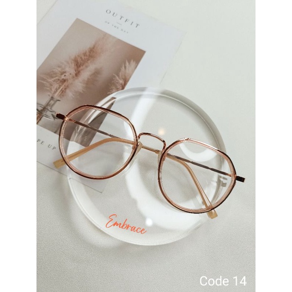 Cermin mata no power for uv & computer protection ( code 14) | Shopee ...