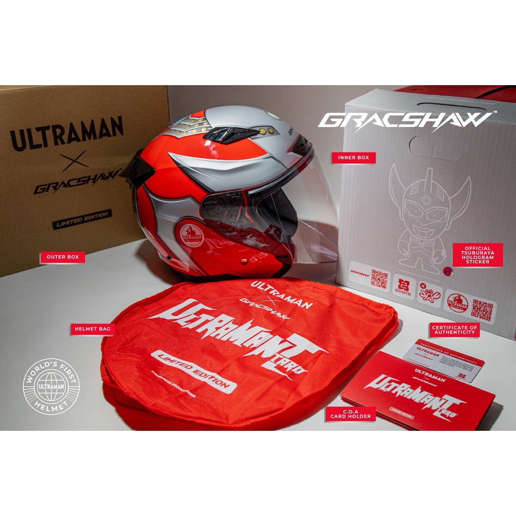 Ultraman Gracshaw Helmet | Shopee Malaysia