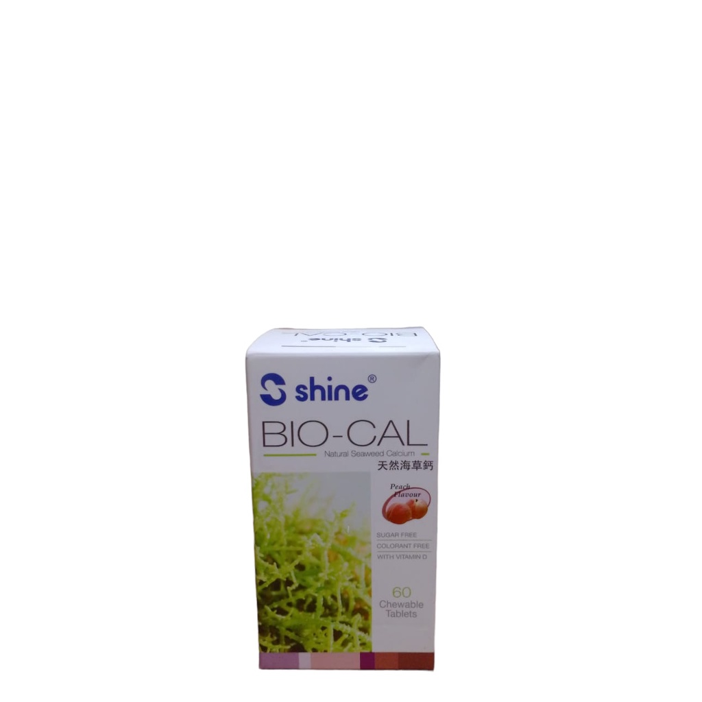 Shine Bio-Cal Chewable Tablets 60's | Shopee Malaysia