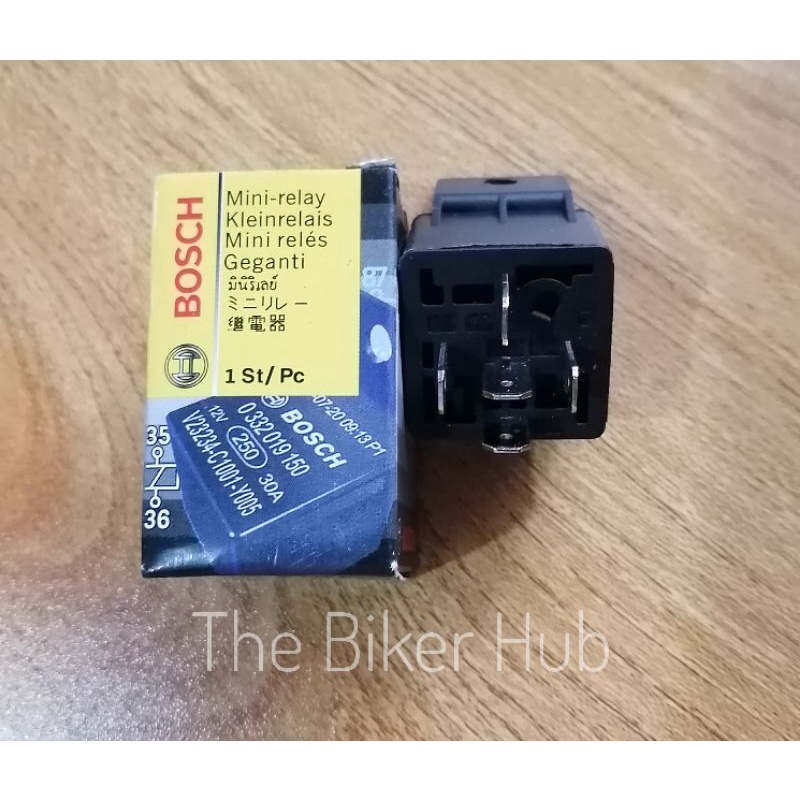 Bosch Mini Relay 12V 30 Amp 5 pin | Shopee Malaysia