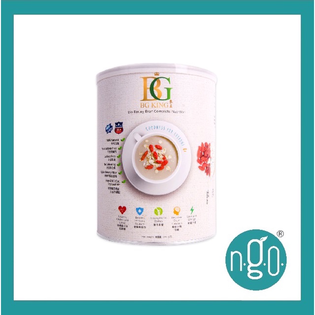 BG King Bio Barley Bran Complete Nutrition (800g/tin) | Shopee Malaysia