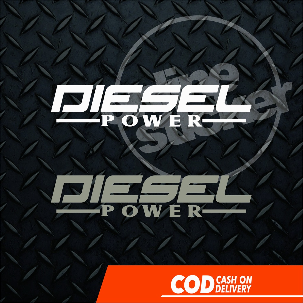 Diesel Power Sticker | Cutting lights up | Shopee Malaysia