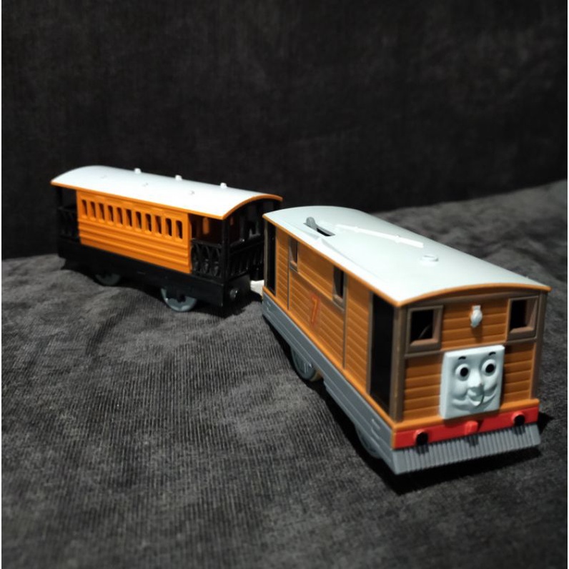 Thomas and Friends Toby & Henrietta Set Victor Merlin and Plarail Train ...