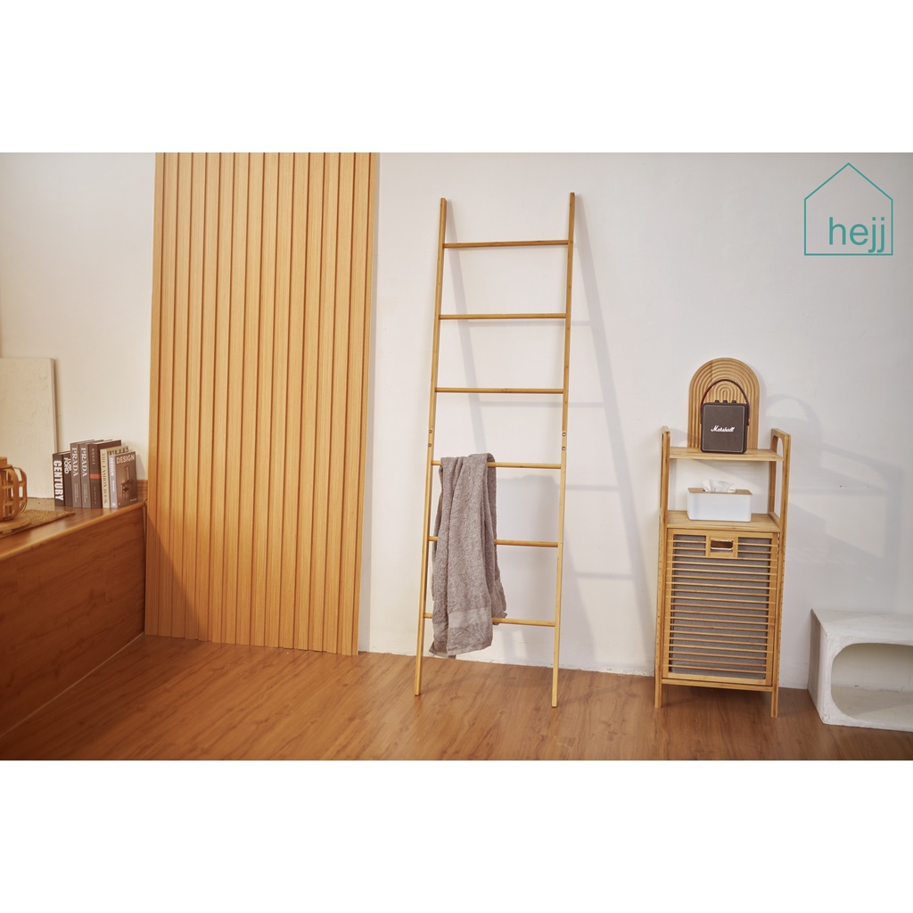 HEJJ Bamboo Towel / Deco Ladder 1.8m / Tangga Buluh HEJJ untuk Tuala ...