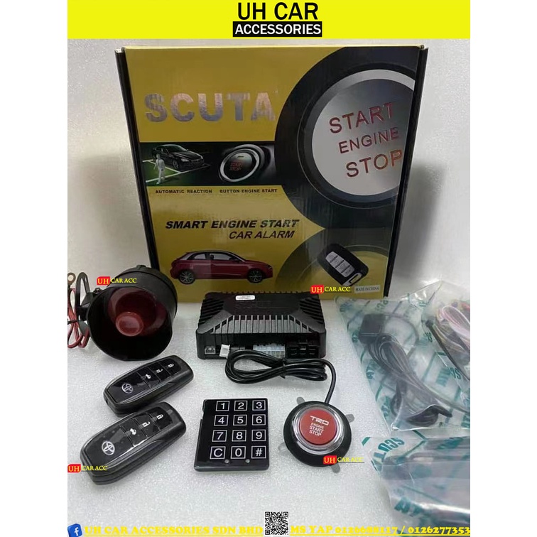 TOYOTA SCUTA KEYLESS PUSH START ALARM | Shopee Malaysia