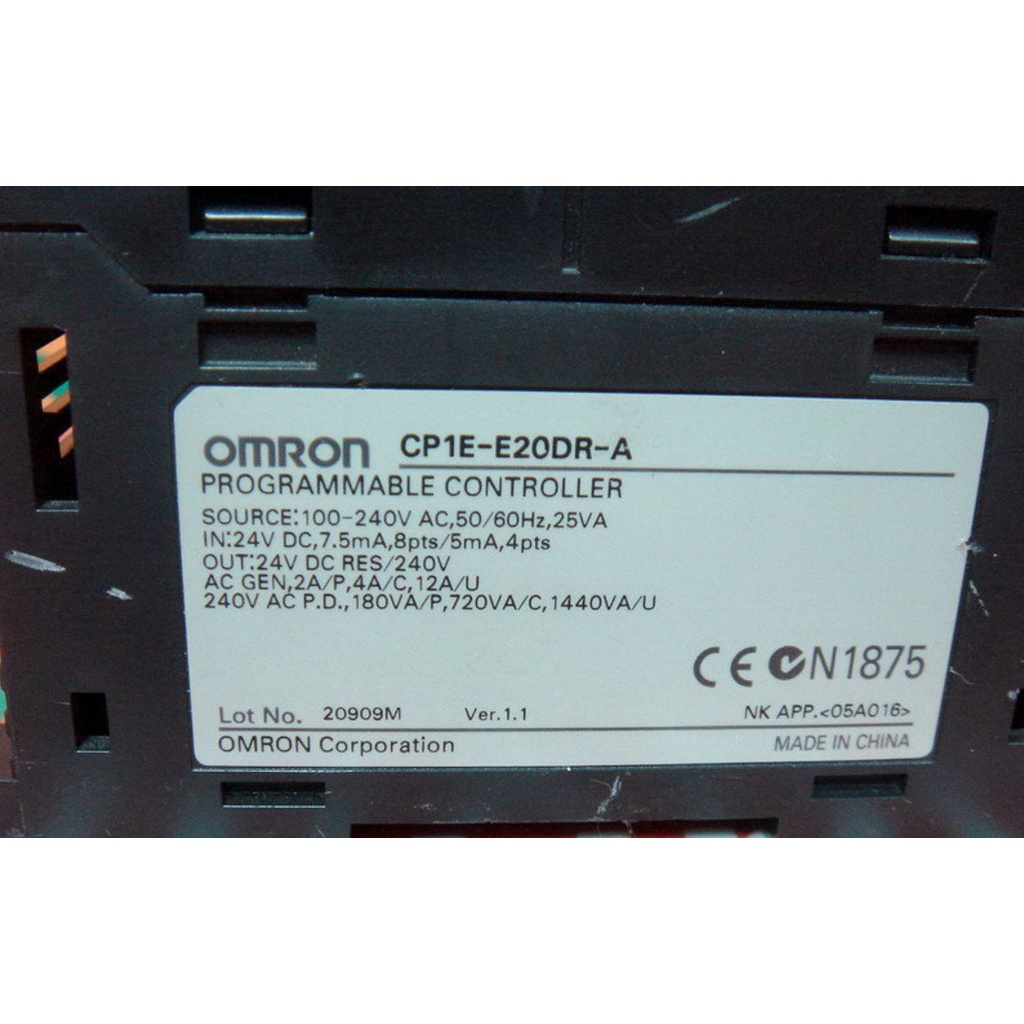 OMRON CP1E-E20DR-A Programmable controller PLC | Shopee Malaysia