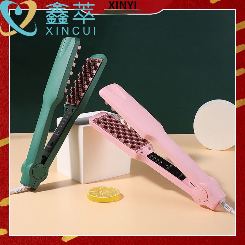 【Ready stock】Mini Volumizing Hair Iron Fluffy hair flat iron Negative ...