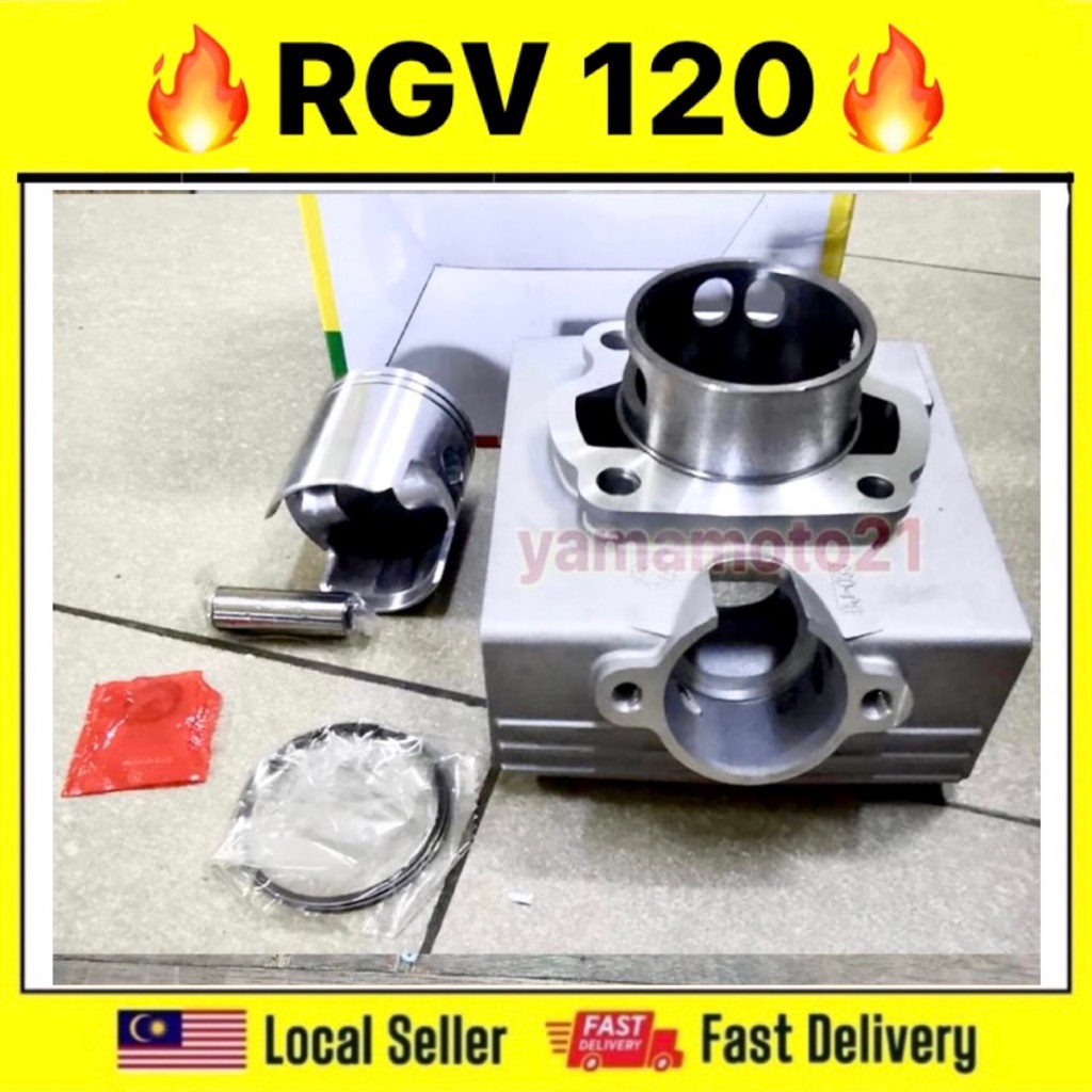 SUZUKI RGV120 RGV 120 STD CYLINDER BLOCK SET STANDARD BLOK 56MM BLOK ...