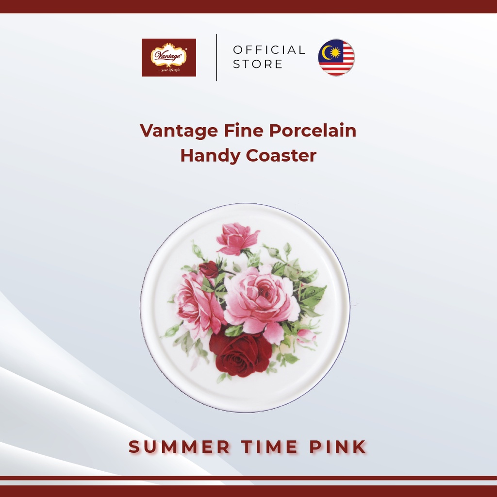 Vantage Fine Porcelain Handy Coaster | Shopee Malaysia