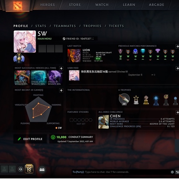 Divine 2 Account - 4890 MMR -10K Behavior Score - SW DOTA 2 Account ID For Sales | Shopee Malaysia