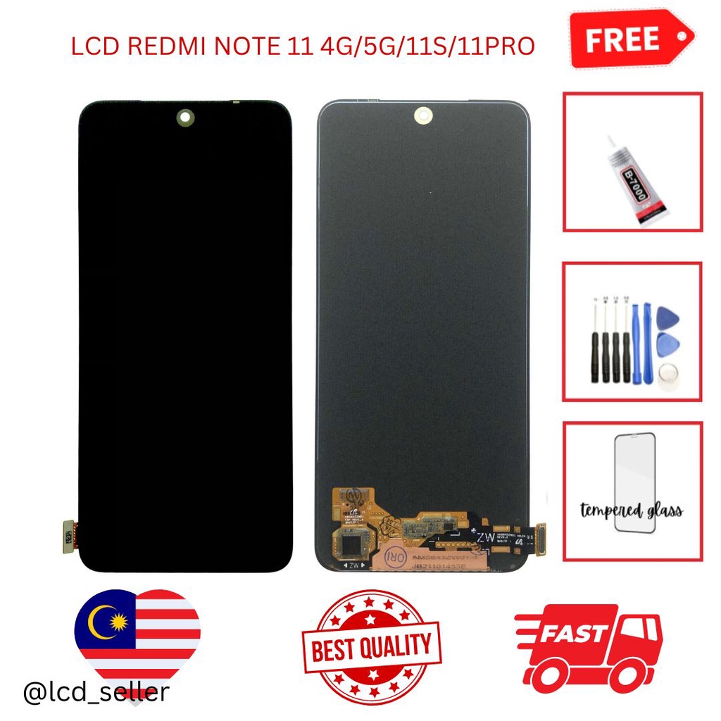 [LCD SELLER]//LCD SCREEN & DIGITIZER REDMI NOTE 11 4G/5G//11S//11 PRO ...