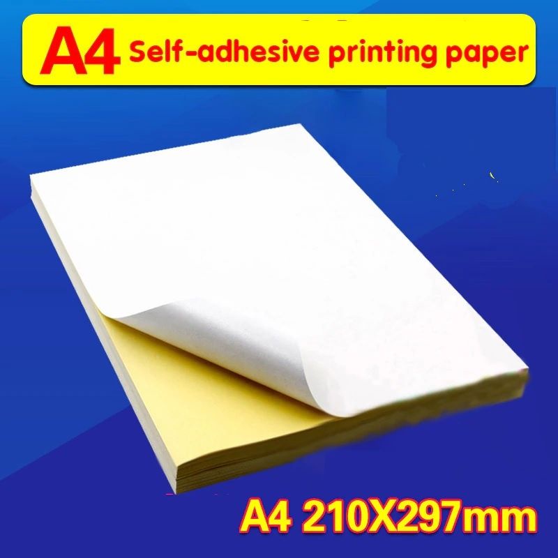 A4 Sticker Paper / Mirrorkote / Kertas Pelekat / Kertas Sticker Glossy ...