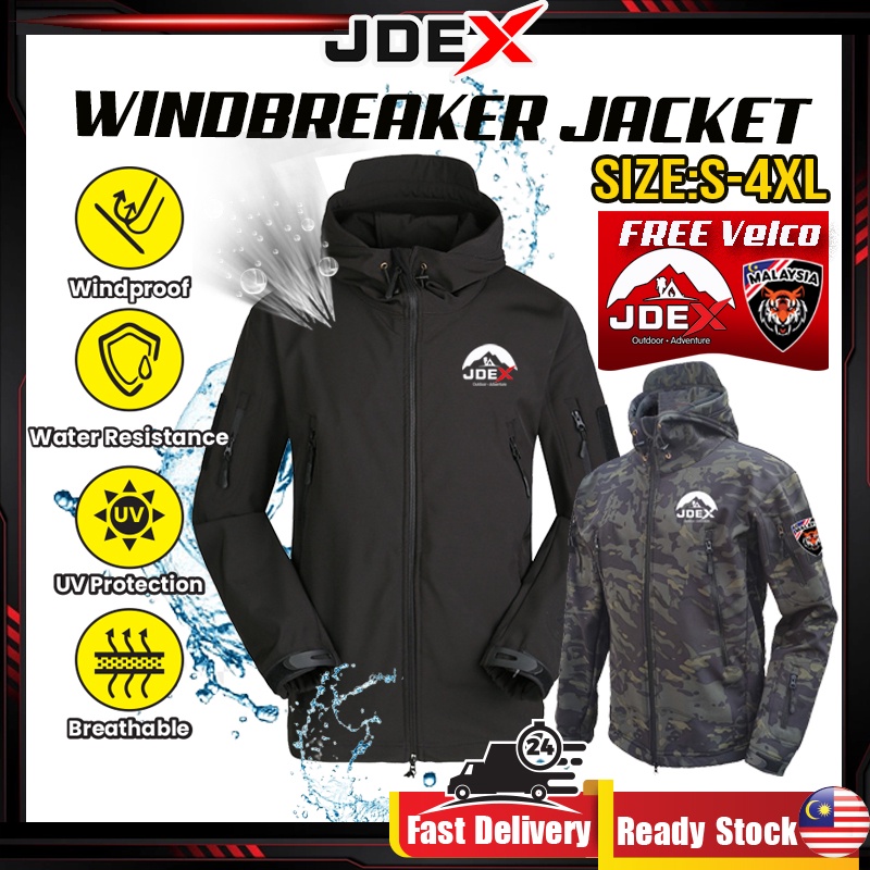 JDEX Sharkskin Waterproof Military Jacket Soft Shell Shark Skin Jaket ...