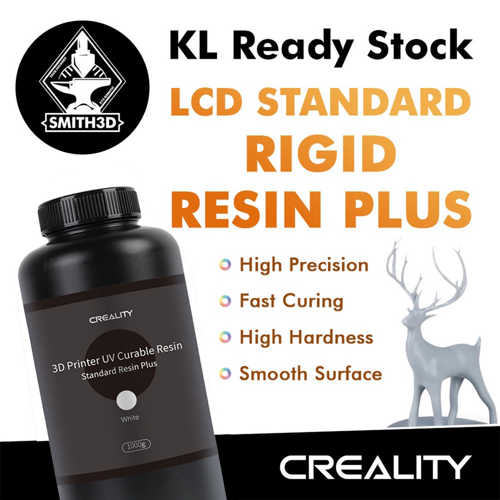 [New Arrival] Creality LCD Standard Rigid Resin Plus 90D Hardness 405nm ...