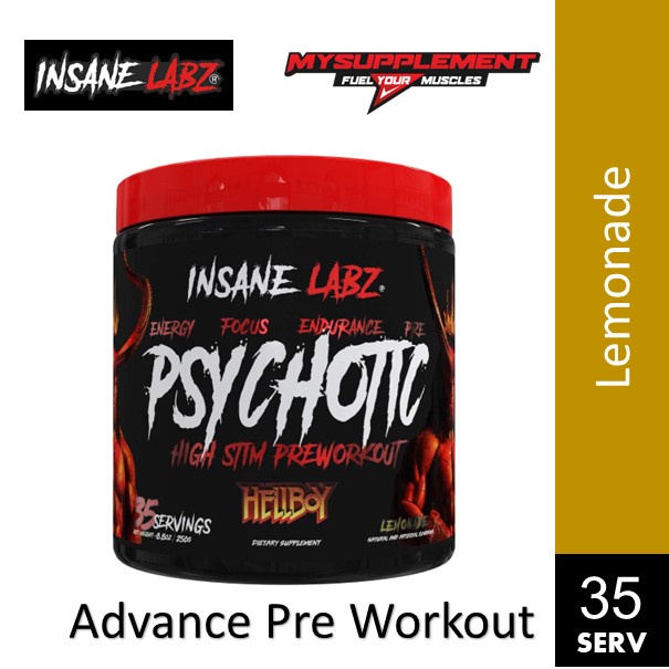 Insane Labz Psychotic Hellboy 35 Servings | Shopee Malaysia