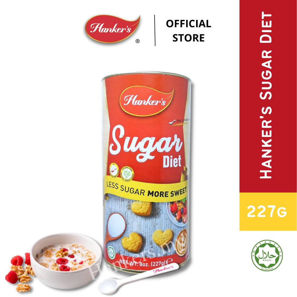 Hankers Sugar Diet Sweetener Pengganti Gula Rendah Kalori Mesra Diet ...