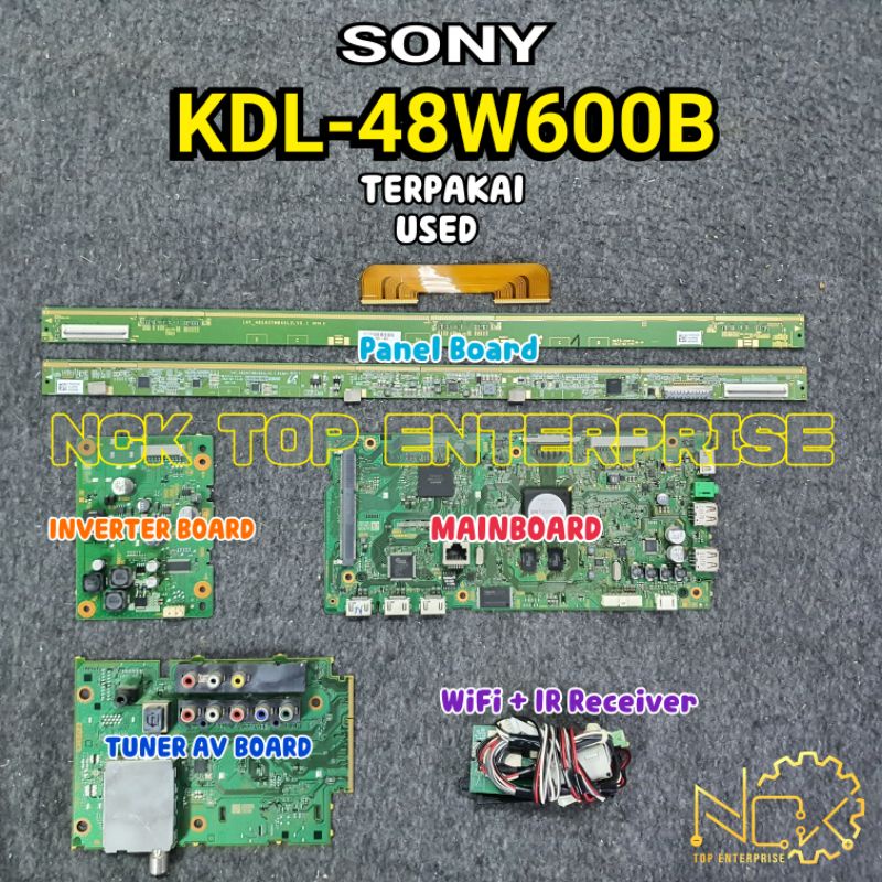 SONY KDL-48W600B MAINBOARD / Inverter Board / WiFi + IR Receiver 1-889 ...