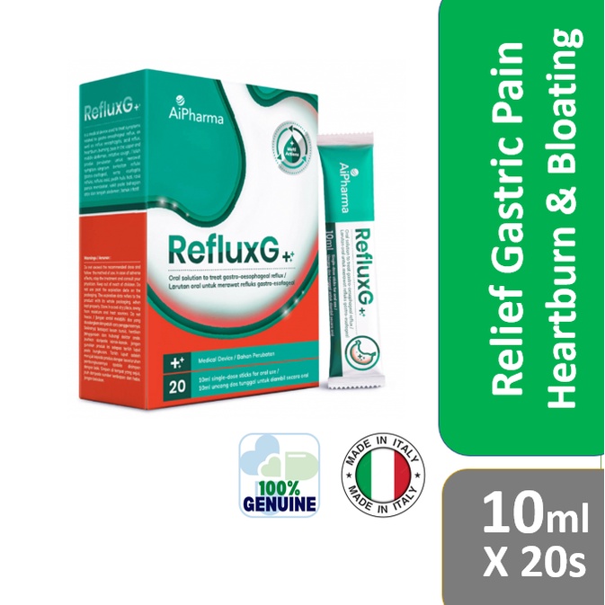 REFLUX G+ - Fast Acting Gastric Relief 10ml x 20 sachet [HEART BURN ...