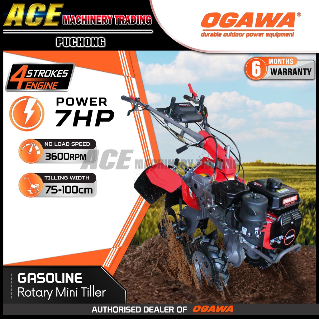[ 100% Original ]OGAWA Mini Tiller OMT-985/ 7HPHeavy Duty Power Tiller ...