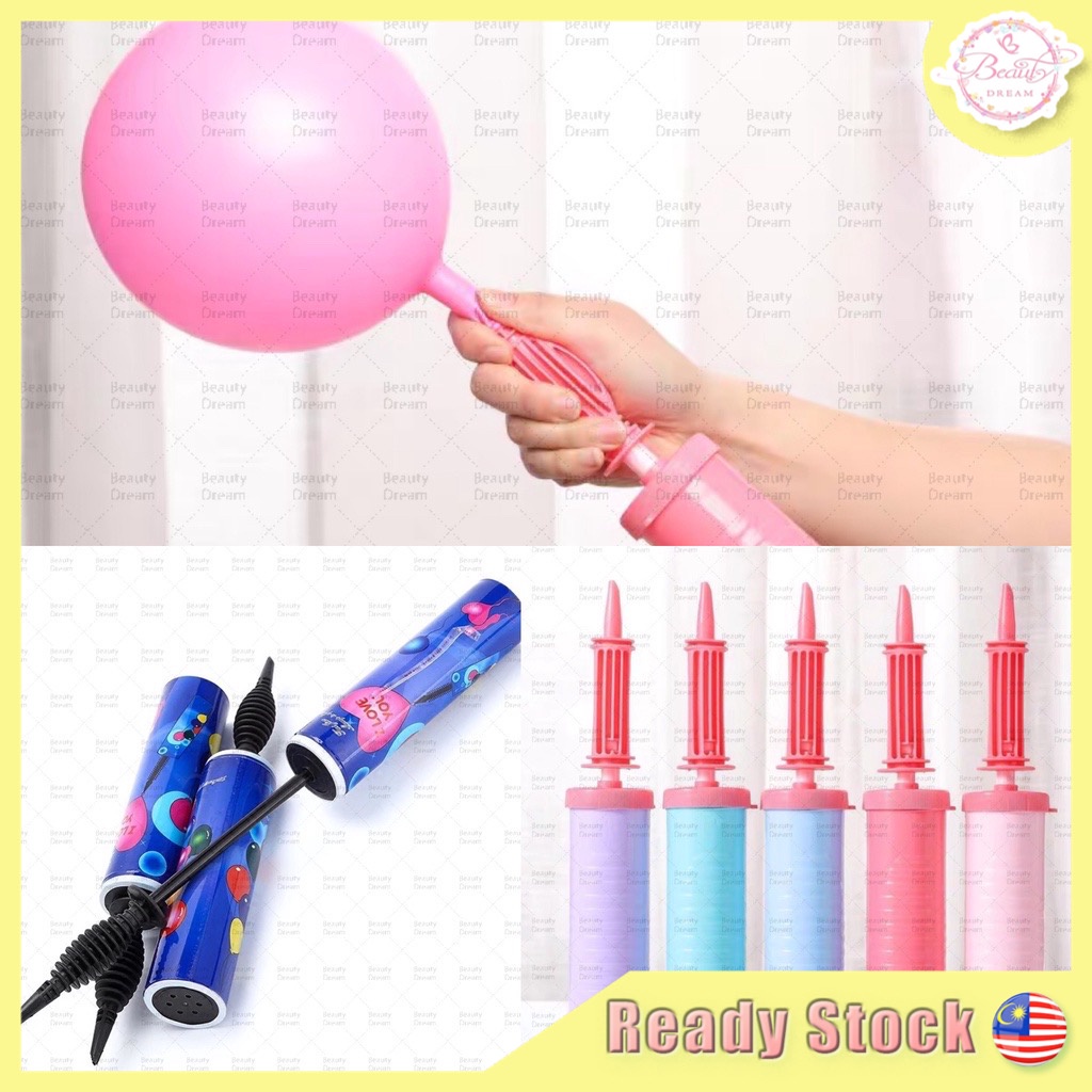 ⚡️Ready Stock⚡️Pump Balloon Hand Push Inflatable Manual Balloon Air ...