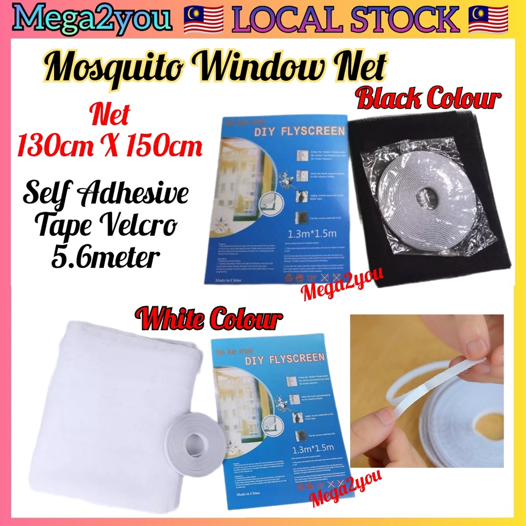 🔥Self-adhesive🔥 Netting For Home Window Door Mosquito Net Custom DIY ...