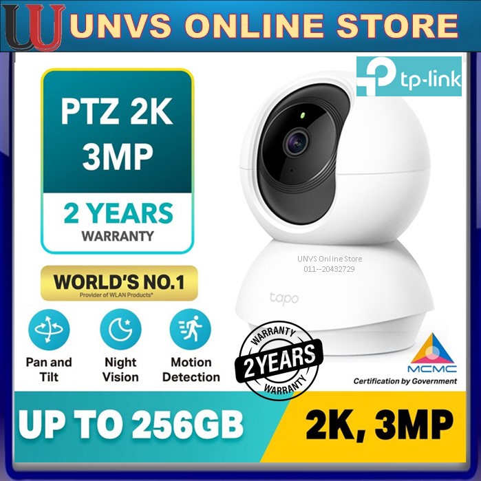 TP-Link Tapo C200/ TC70 / C100/ C210 /C310 / C320WS HD/2K Wifi Home Camera Safety CLOUD/Sirim ...