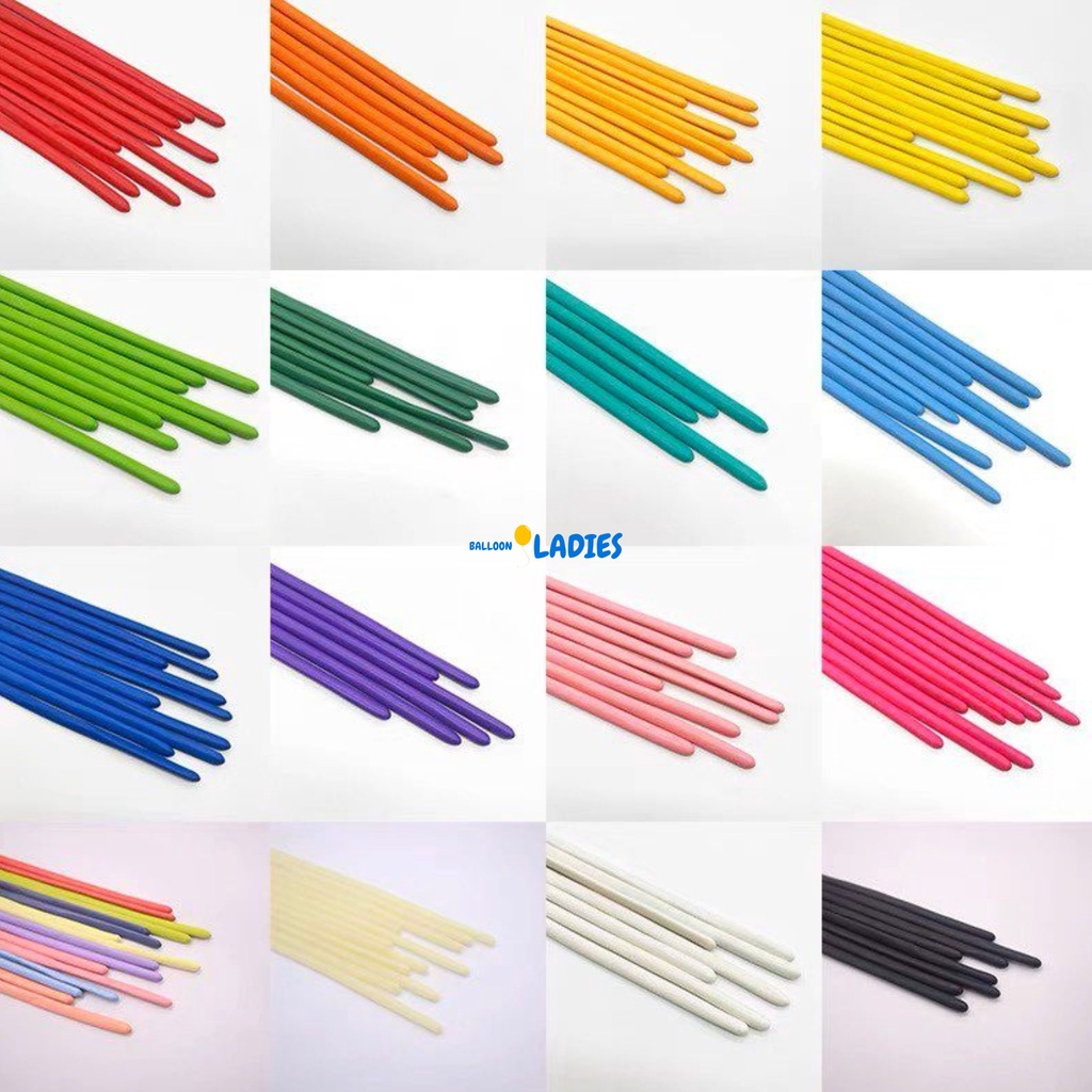(Ready Stock) 260 Twisty Balloon Magic Long Balloon BK Balloon 10 pcs ...
