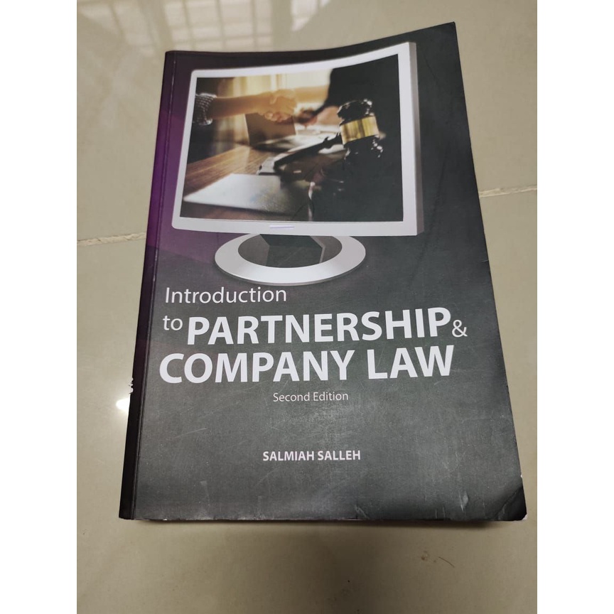 INTRODUCTION TO PARTNERSHIP AND COMPANY LAW (SALMIAH SALLEH) | Shopee ...