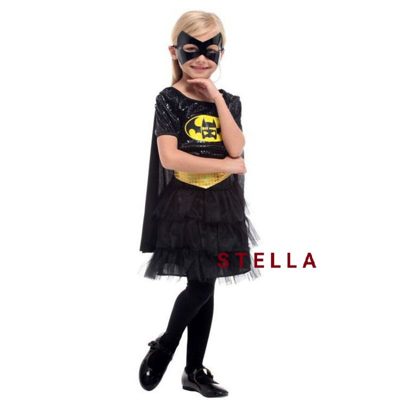 Children's Halloween BATGIRL / SUPERHERO DC BATGIRL costume Full Set ...