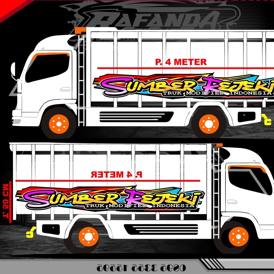 Hino giga canter truck bed stickers | Shopee Malaysia