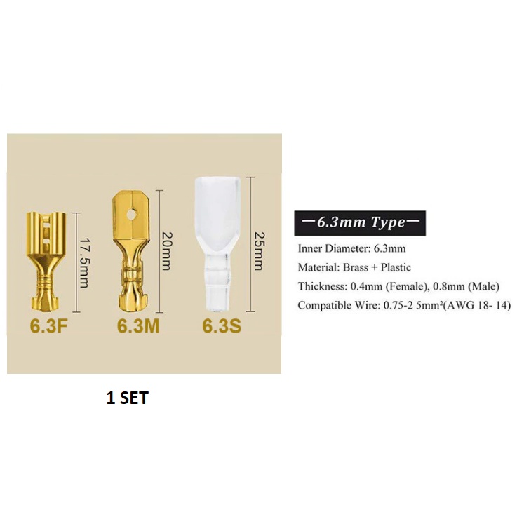 Cable Terminal Cable Skun Sekun Connector Male Female Insulation Set ...