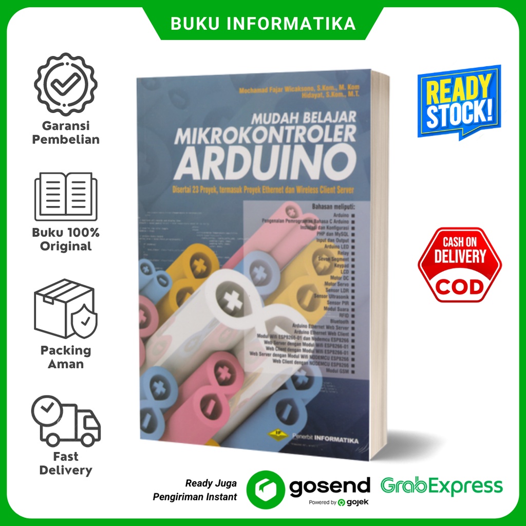 Arduino Microcontroller Easy Learning Book (With 23 Projects, Including Ethernet Projects And ...